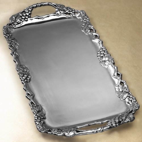Arthur Court Grape 21-Inch Oblong Serving Tray with Handles : Amazon.in ...