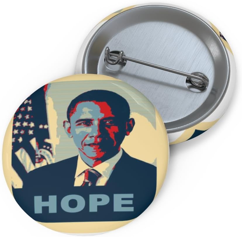 Amazon.com: 3dRose President Barack Obama in Hope Pop Art Pin Button 1. ...