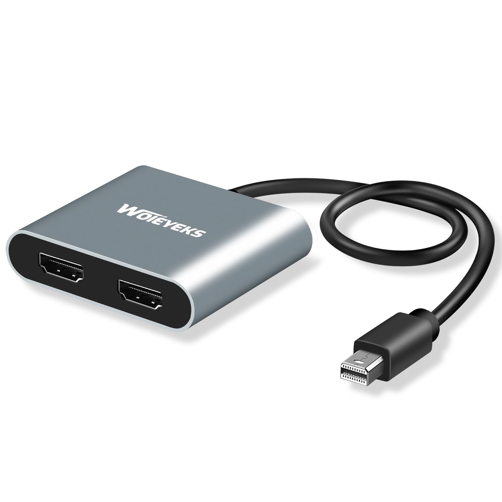 Amazon.com: Woieyeks 4K@60Hz Mini DisplayPort to Dual HDMI Splitter ...