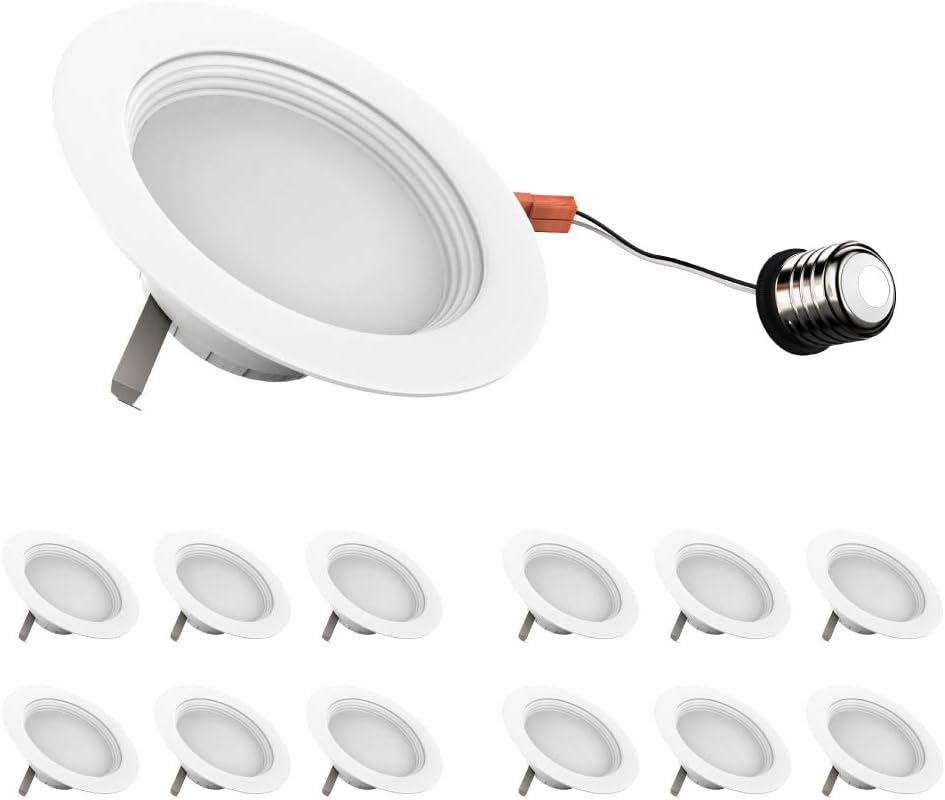 LEDMyplace Recessed Lighting - 10W Round Dimmable LED Can Lights, 650 ...