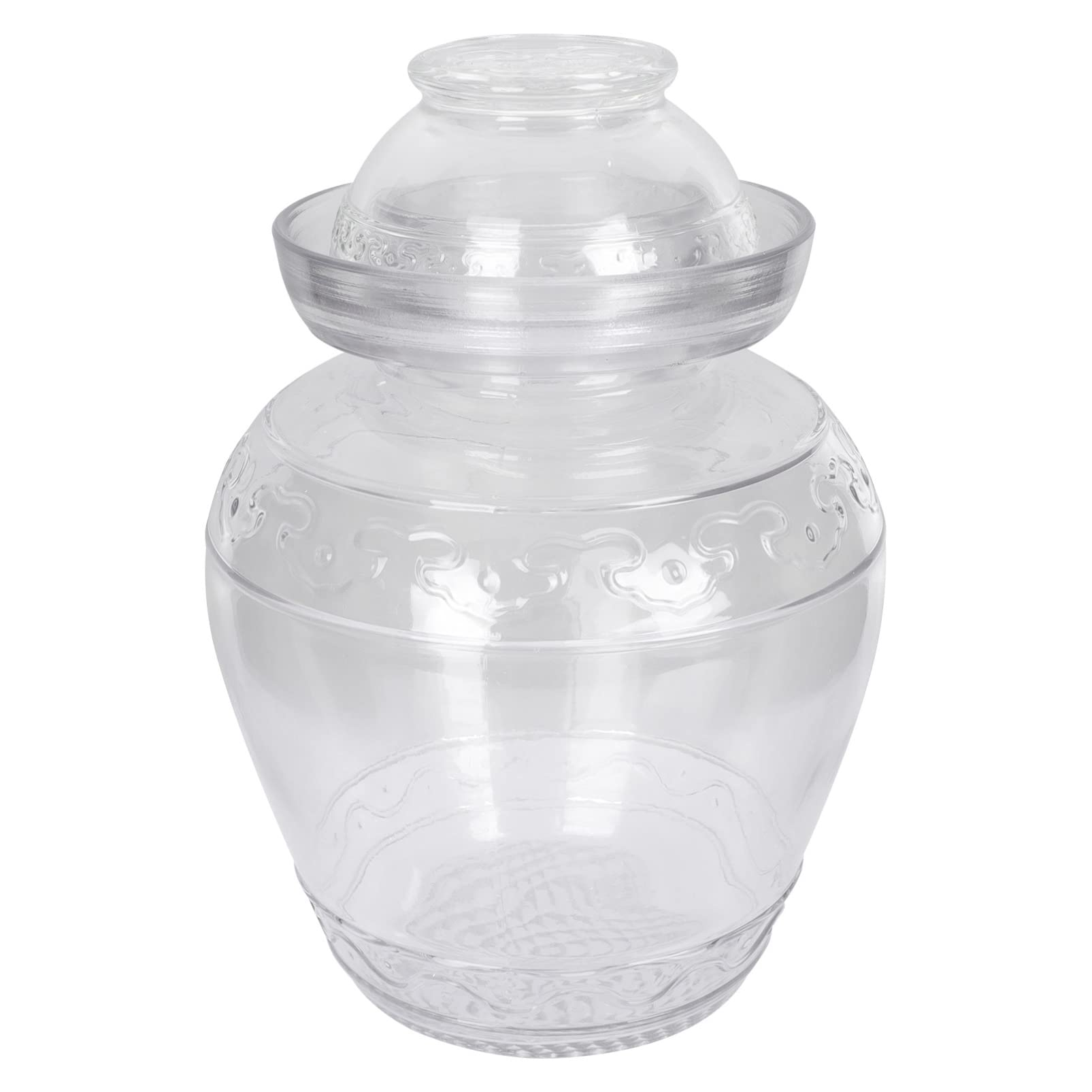 Buy Cabilock Fermentation Pot Glass Pickle Jar with Water Seal Lid ...