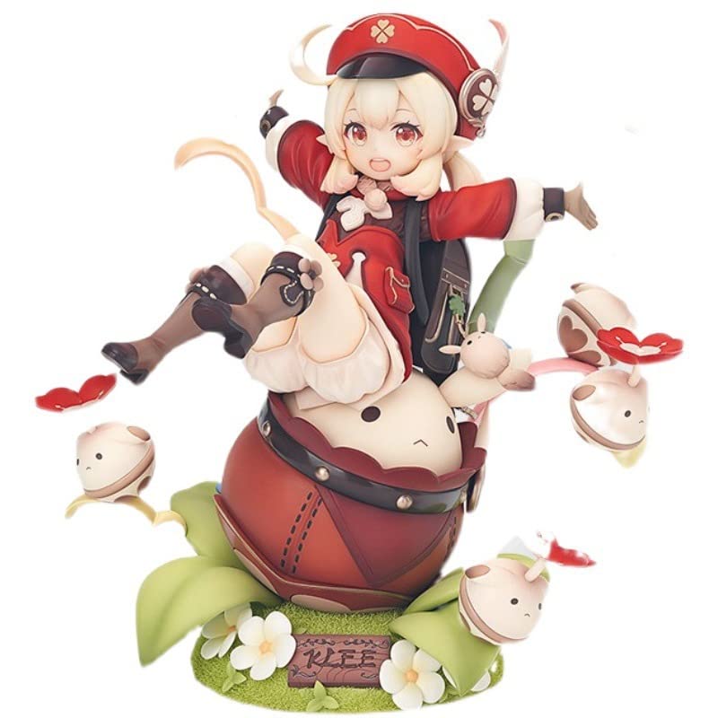 Buy Original Game Anime Genshin Impact Figure Klee Hibana Knight Action ...