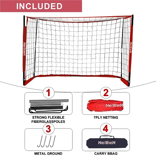 Snapklik.com : NeillieN Portable Soccer Goals Backyard 6 4FT ...