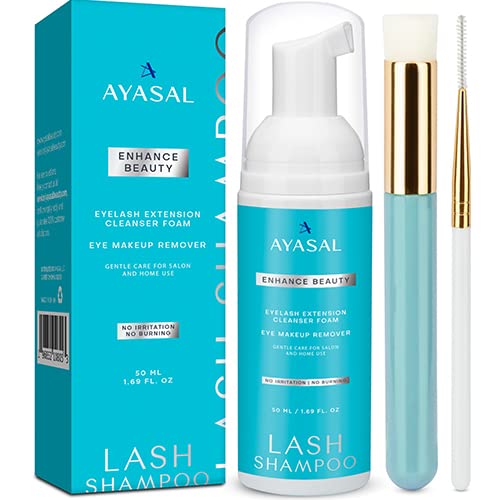 Amazon.com: Lash Shampoo for Lash Extensions, Premium Lash Shampoo ...