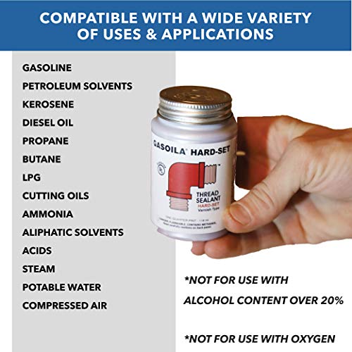 Pipe Thread Sealant Gasoila Hard-Setting Permanent Thread Sealant, Fast ...