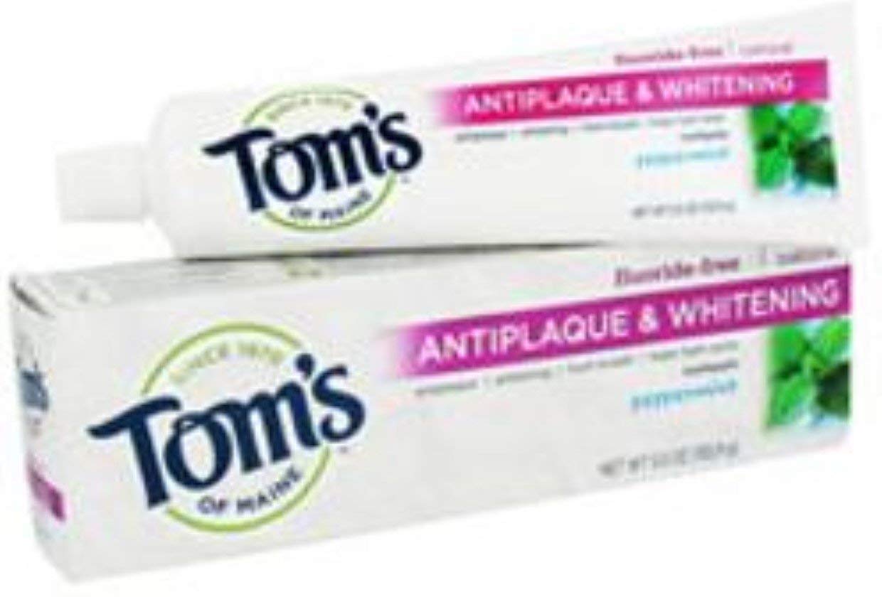 Amazon.com : Tom's of Maine Fluoride-Free Antiplaque & Whitening ...