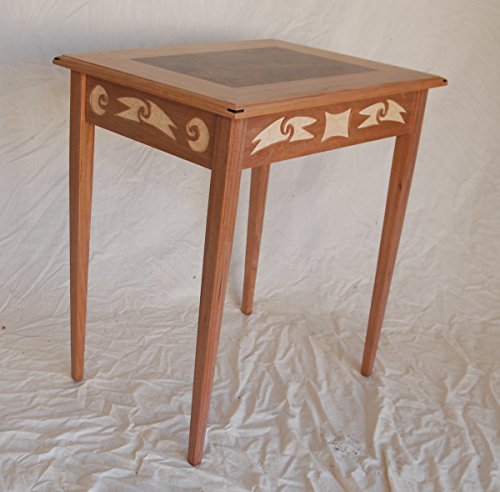 Amazon.com: Rain Bird side table with walnut burl veneer. : Home & Kitchen
