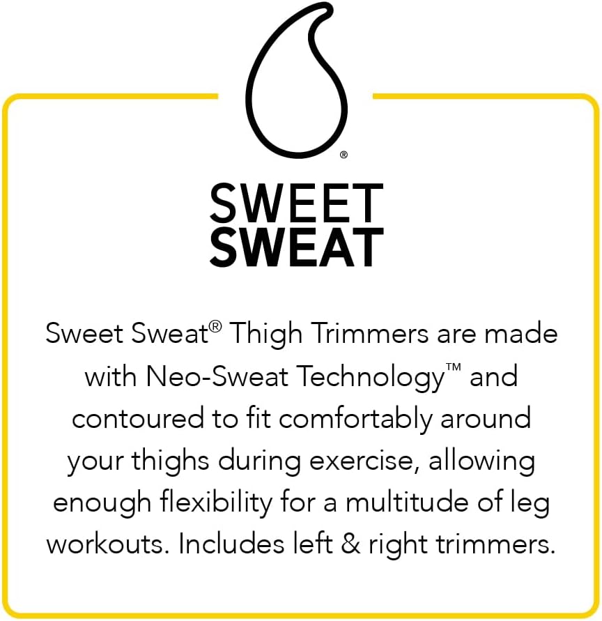 Sports Research Sweet Sweat Thigh Trimmers for Men & Women Increases ...