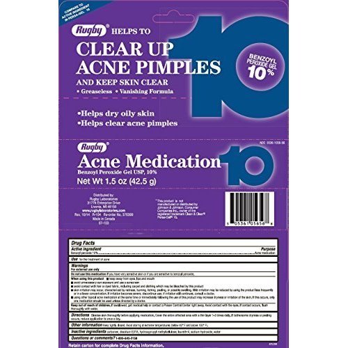 Amazon.com: Benzoyl Peroxide 10 % Generic for Persa Gel 10 Maximum ...