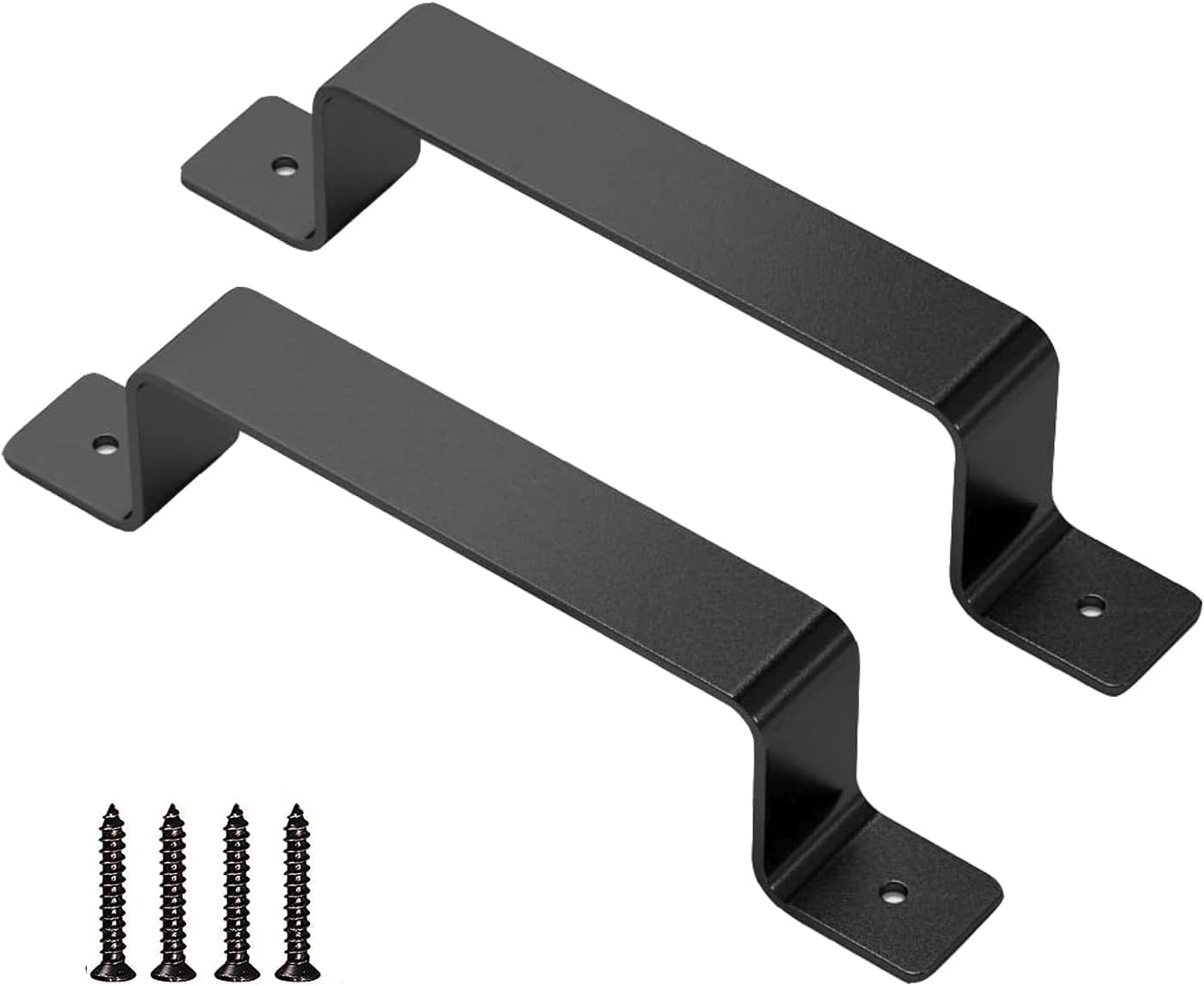 Amazon.com: gaizda Barn Door Handle Black Steel Hardware，for Sliding ...