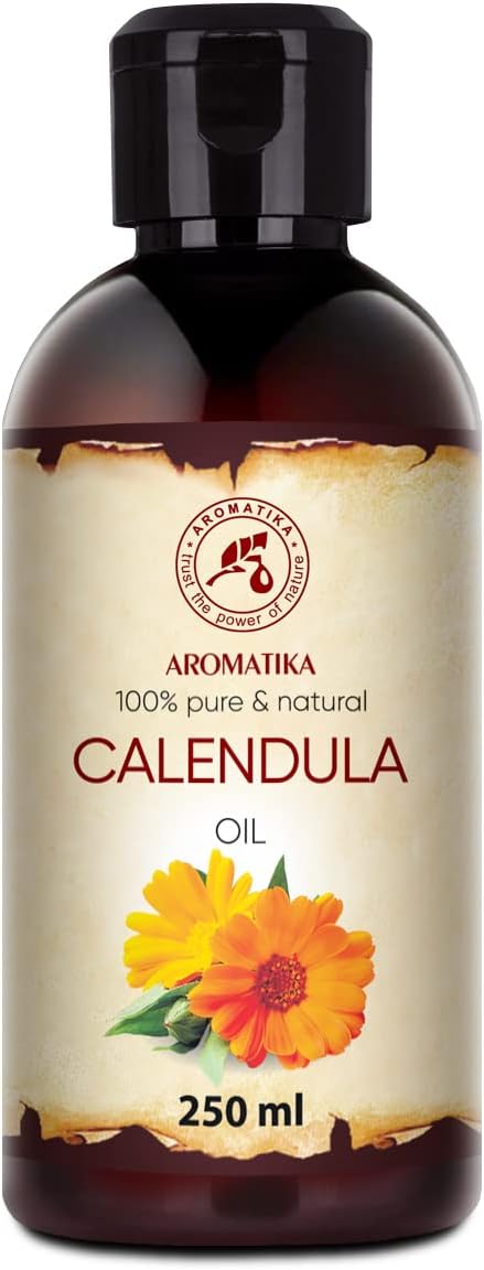 Calendula Oil 250ml - 100% Pure & Natural Calendula Oils - Marigold Oil ...