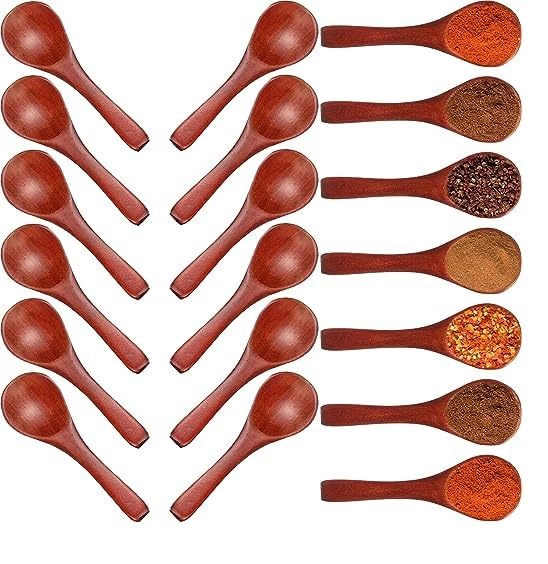Buy Craftemporium Wooden Spoons Mini Nature Wooden Spoons Mini Tasting ...