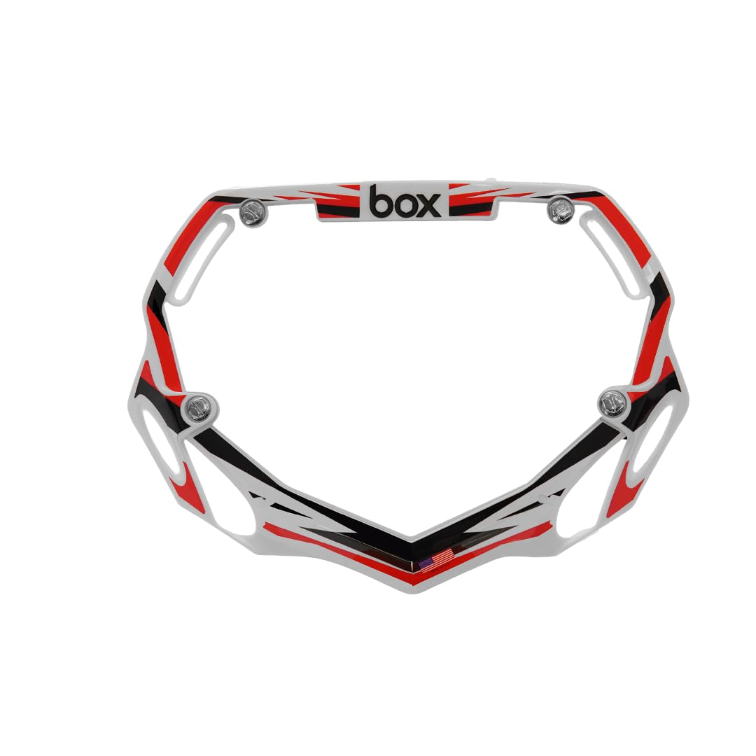 Snapklik.com : Box Two Number Plate Graphics - Red Motocross Quality ...