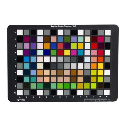 X-Rite Digital ColorChecker SG (Semi-Gloss), 8-1/2x11 Card for use with ...