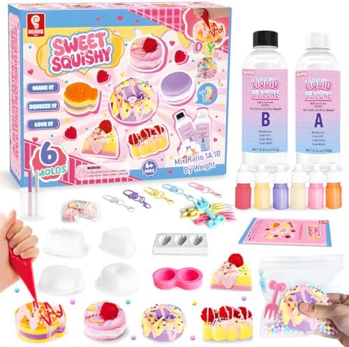Amazon.com: BEIREG DIY Sweet Squishy Making Kit - Make Your Own Dessert ...