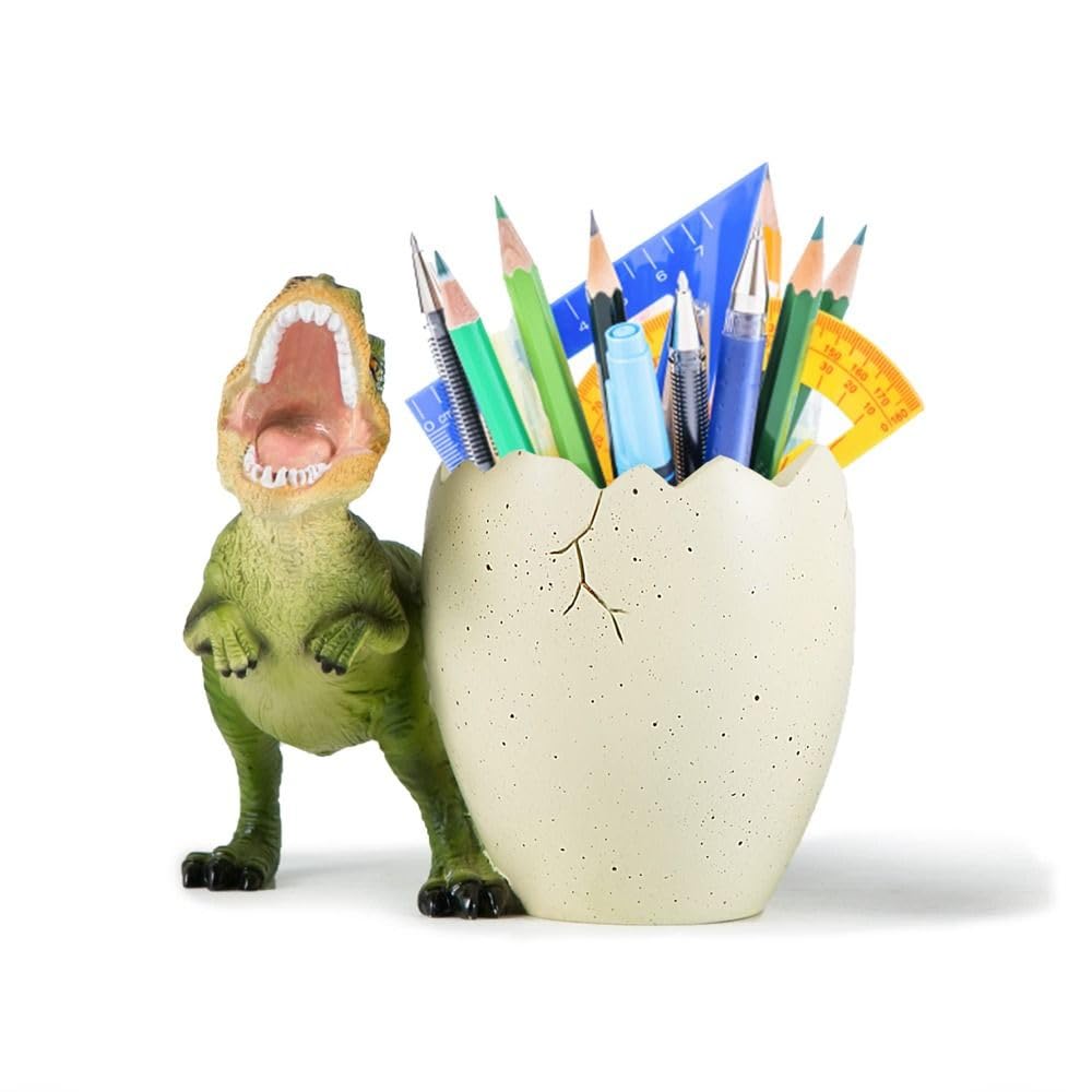 Risedot Cute Dinosaur Pencil Holder, Dinosaur Series Decorative ...