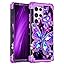 Amazon.com: Miqala for Galaxy S23 Ultra 5G Case,Glow in The Dark Three Layer Heavy Duty ...