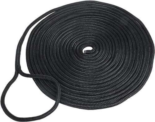 Amazon.com: Amarine Made Double Braided Nylon Dock Lines 4800 lbs ...