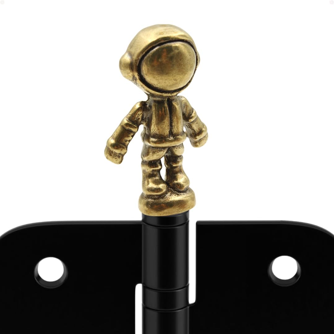 Amazon.com: Brass Dog Hinge Heads Decorative Topper Set of 3 - Magnetic ...