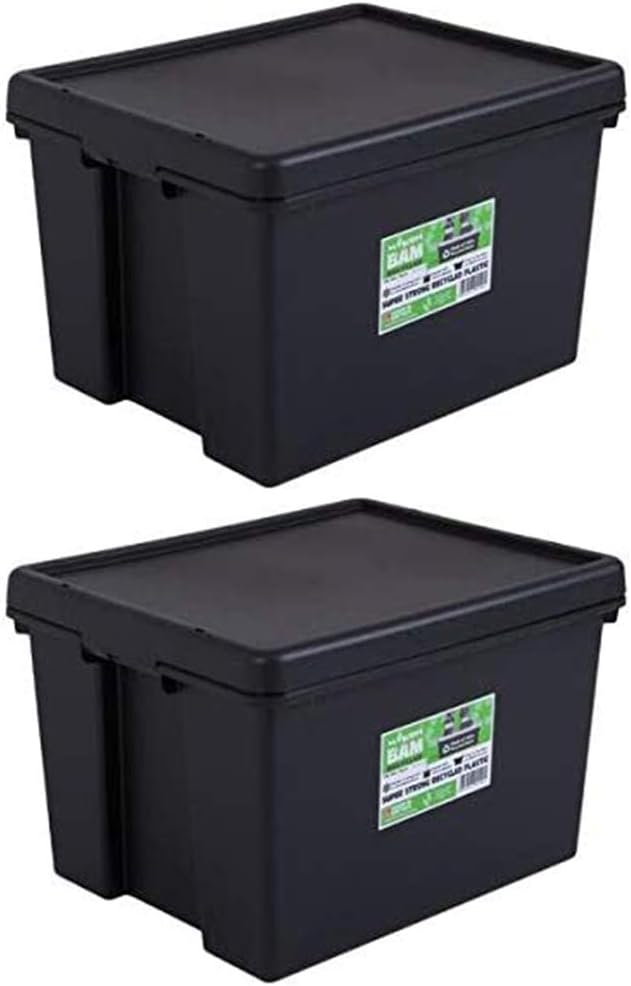 Wham Bam 100% Recycled Super Strong Impact Resistant Black Re-Usable ...