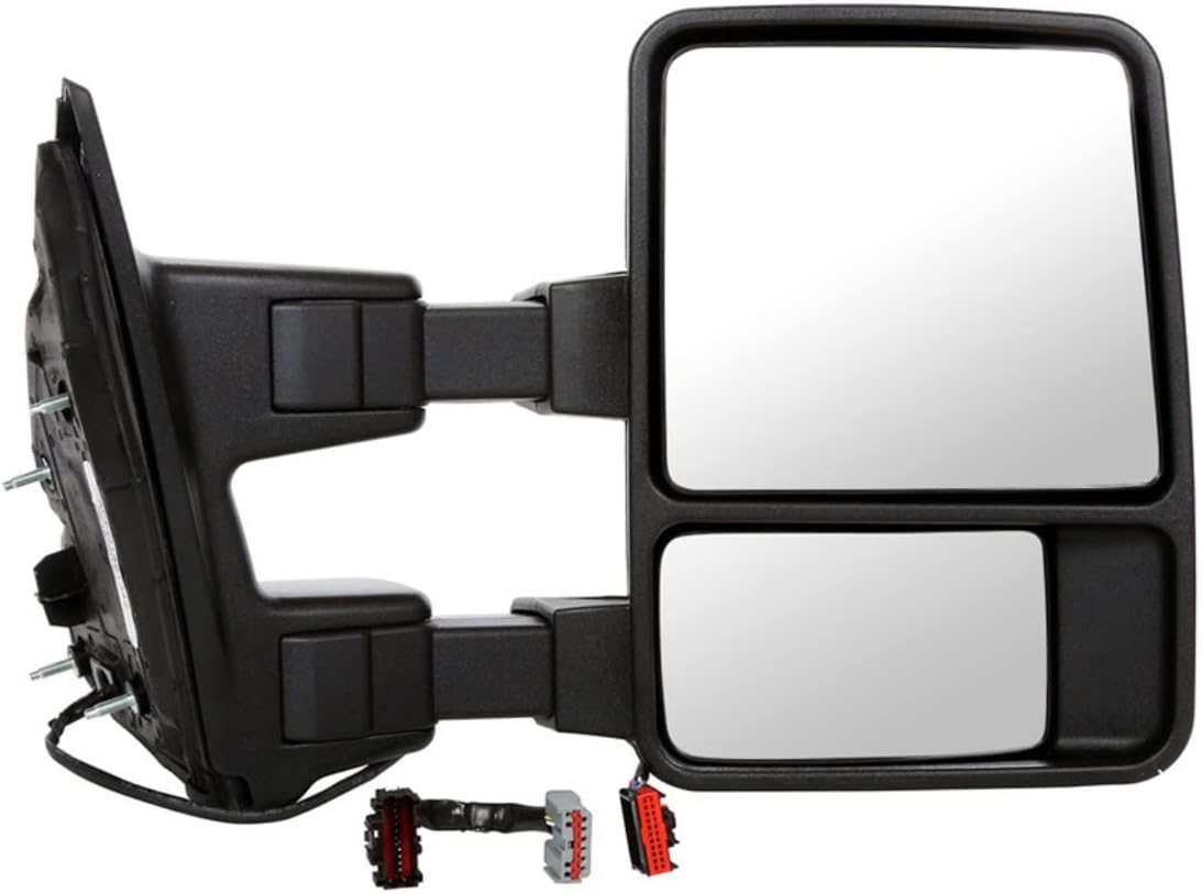 AutoShack Passenger Towing Mirror Power Black Textured Heated Manual ...