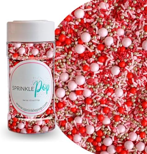 Amazon.com: NIPEOR Red Star Sprinkles,Edible Pearl Sprinkles 4.6oz/130g ...