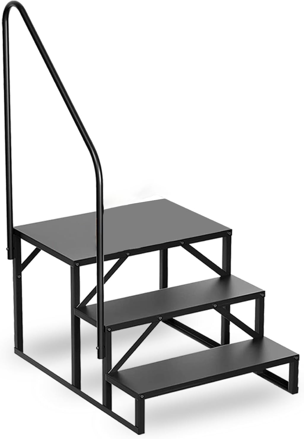 Amazon.com: Hot Tub Steps, RV Steps with Handrail,Outdoor Spa Step ...