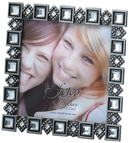 Fetco Home Décor F399044 Chaplin Frame, Square, Pewter : Amazon.in