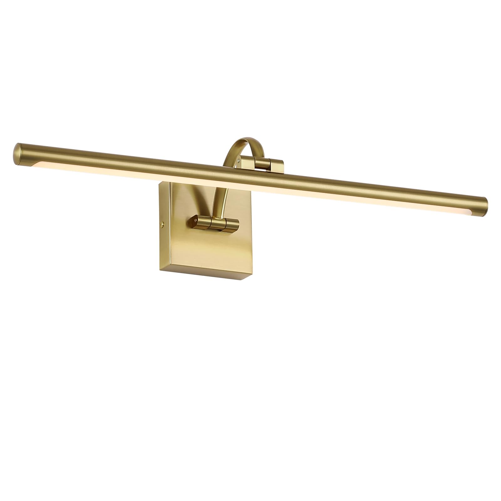 DESOOP Brass Picture Lights for Wall Hardwired LED Picture Frame Light ...