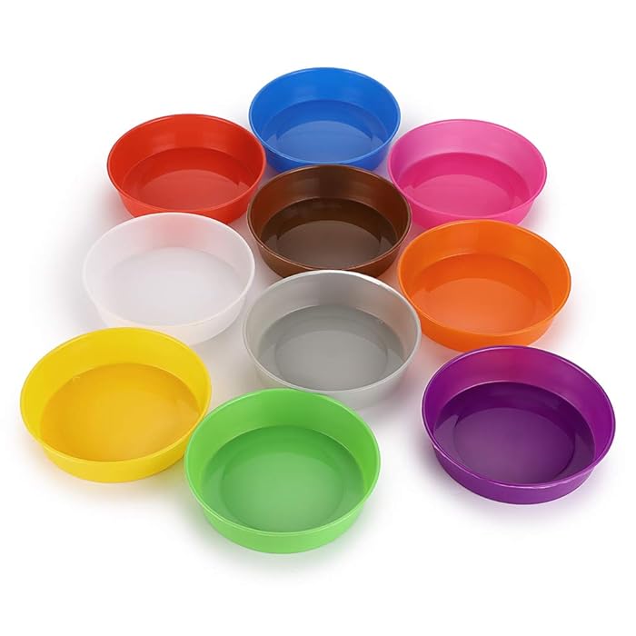 Buy SUMNACON 10 Colored Sorting Bowls Sorting Plates for Counting and ...