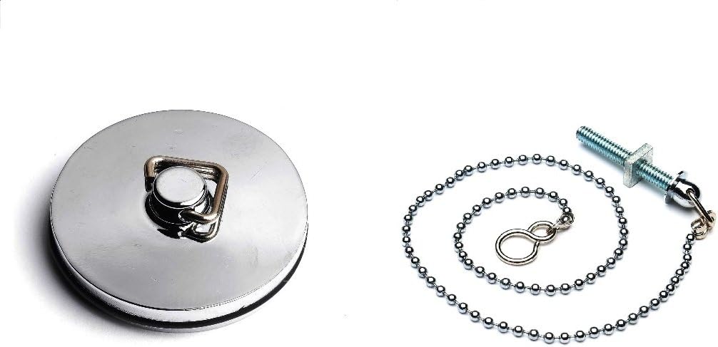 Bulk Hardware BH52491 38 mm (1.1/2-inch) Chrome Plated Metal Basin Sink ...