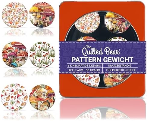Amazon.com: The Quilted Bear Pattern Weight Set – Scratch-Resistant ...