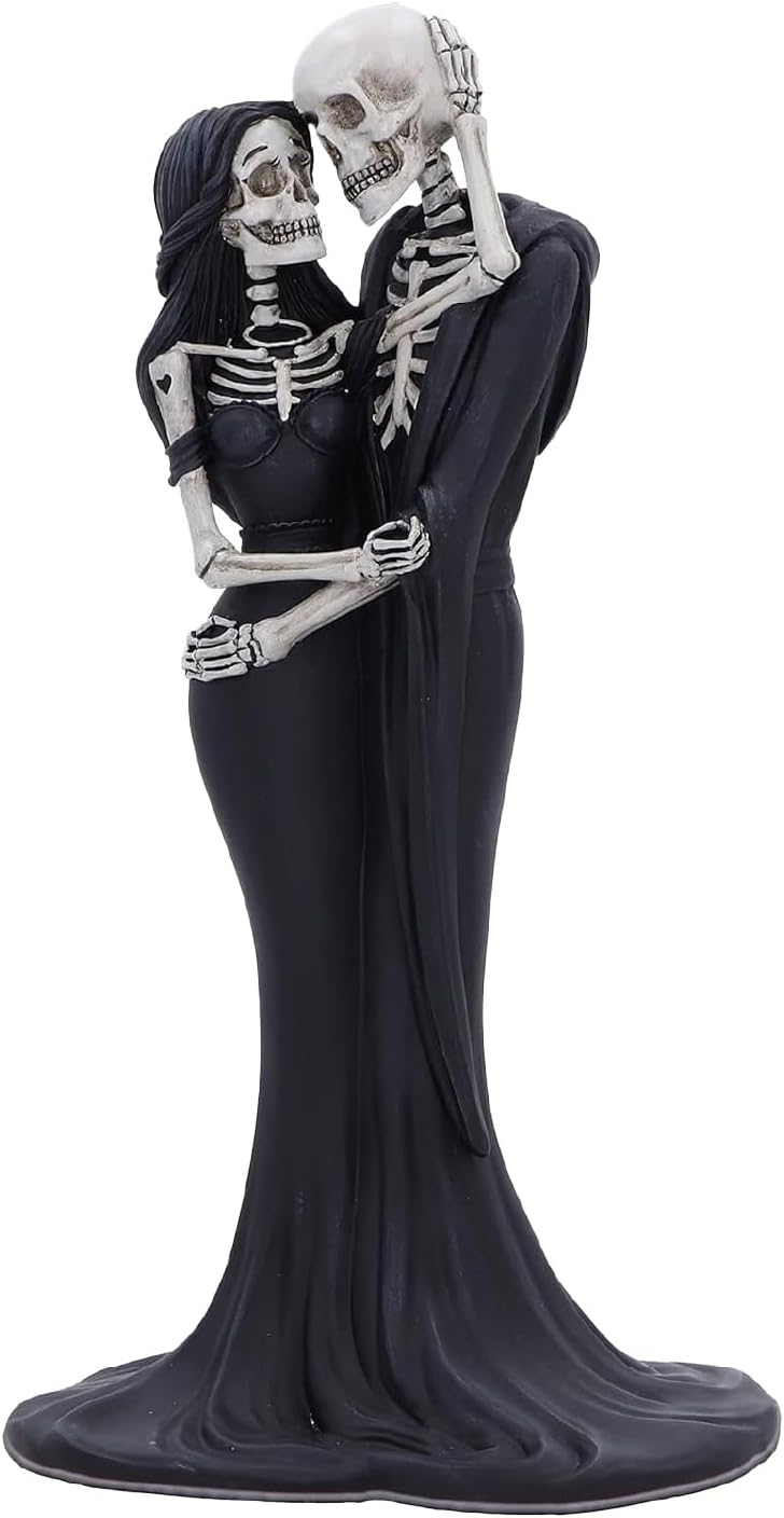 Amazon.com: Nemesis Now Eternal Vow 24cm, Resin, Gothic Wedding Giftware, Skeleton Vow Figurine ...