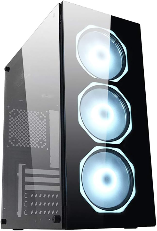 Amazon.com: HDYD Gaming Case,Mid-Tower PC Gaming Case ATX/M-ATX/ITX ...