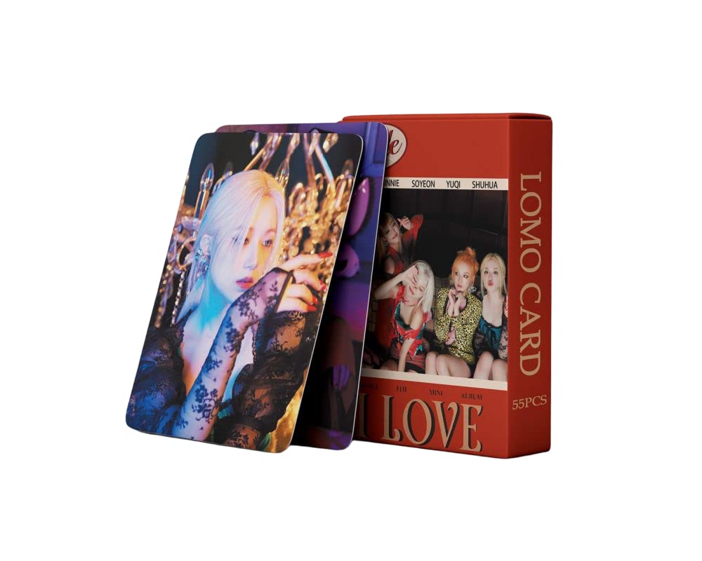 Buy Goodern 55PCS (G) I-DLE Lomo Cards (G)I-DLE Nude Photocards (G)I ...