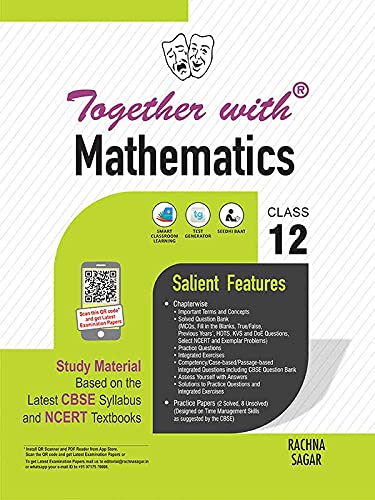 Together with CBSE Mathematics Study Material for Class 12 (New Edition ...