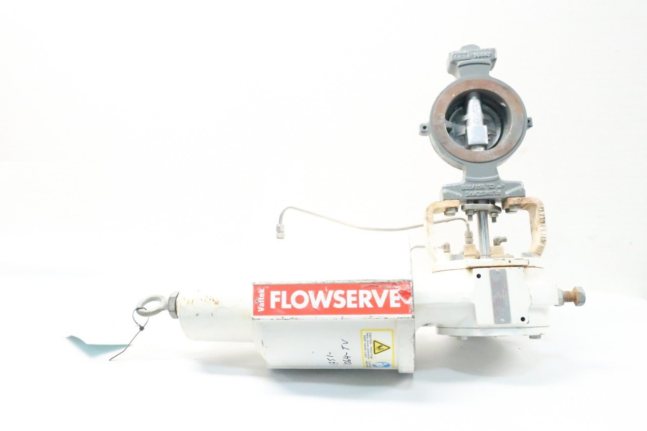 FLOWSERVE VALDISK VALTEK Pneumatic 150 Steel Wafer 4IN Control Valve ...