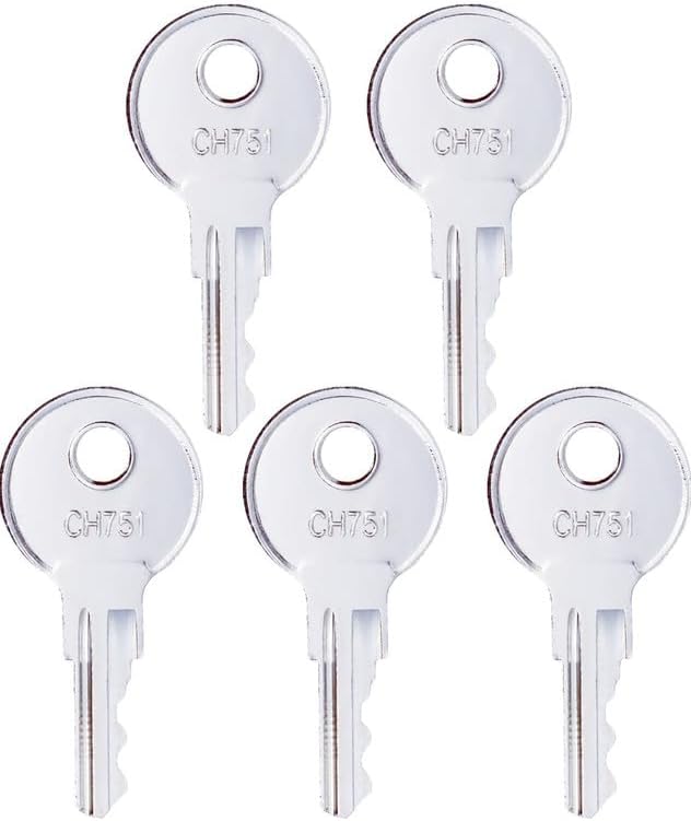 Amazon.com: CH751 RV Keys for RV Campers Cabinets Push Locks, Spare ...