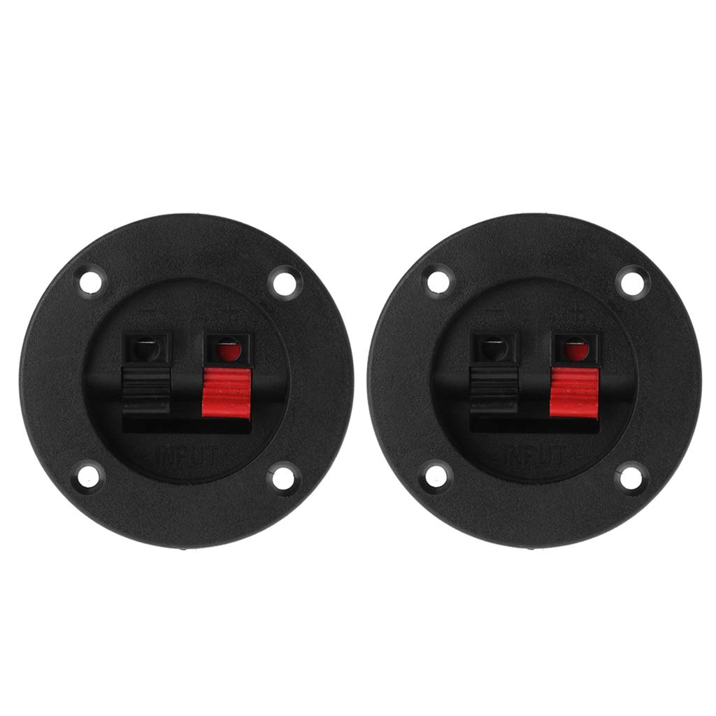 Amazon.com: Diarypiece 2 PCS Speaker Plate Terminal Strip Push ...
