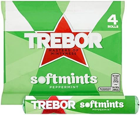 Amazon.com : Trebor Softmints Peppermint X 3 Pack 132G : Candy Mints ...