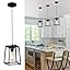 Black Farmhouse Chandeliers for Dining Room, Rustic Kitchen Island ...