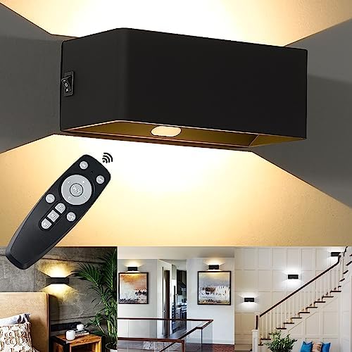 YKLITG Battery Operated Wall Sconce, Motion Sensor LED Wall Lights ...