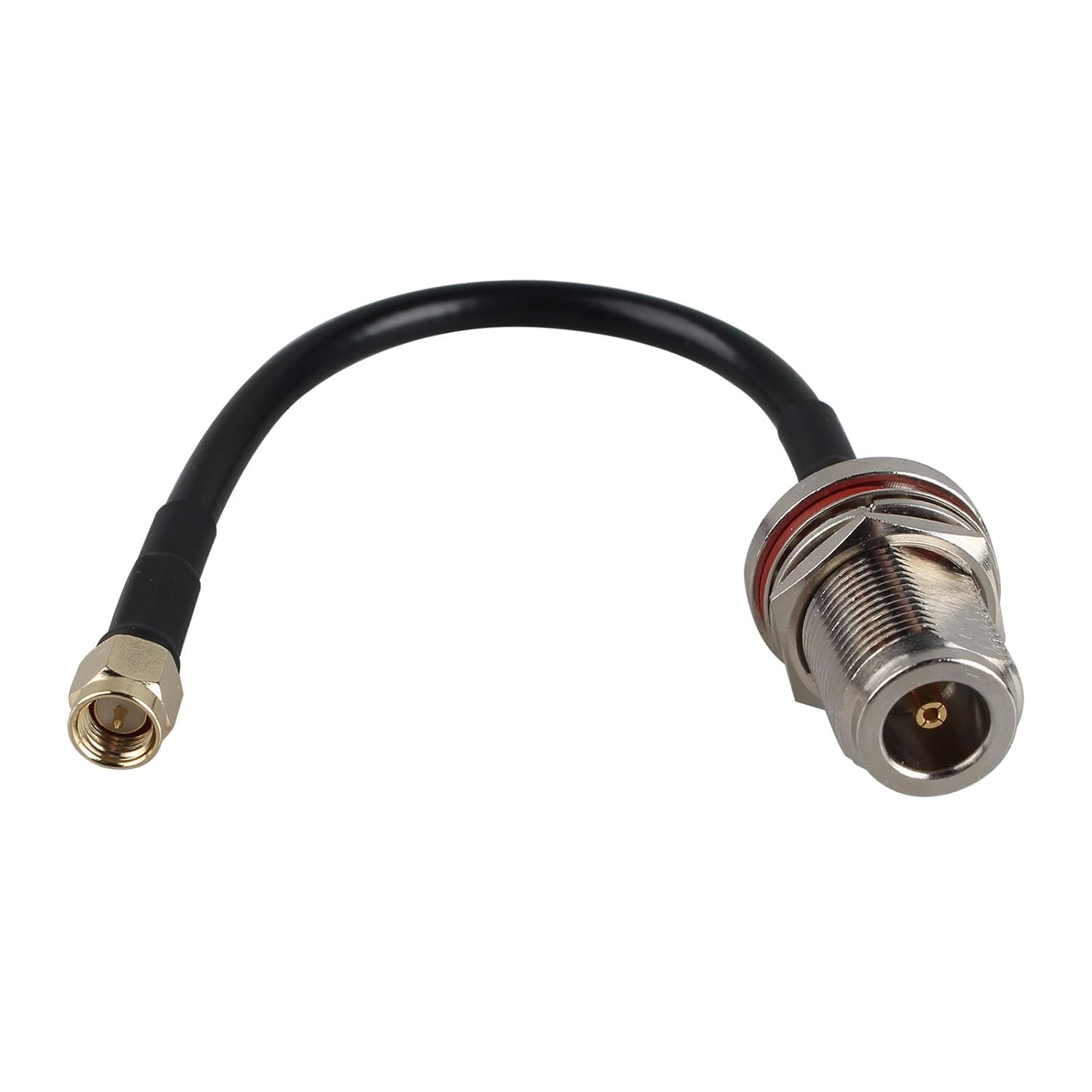 Amazon.com: Futheda SMA Male to N Female Adapter Cable Bulkhead Mount ...