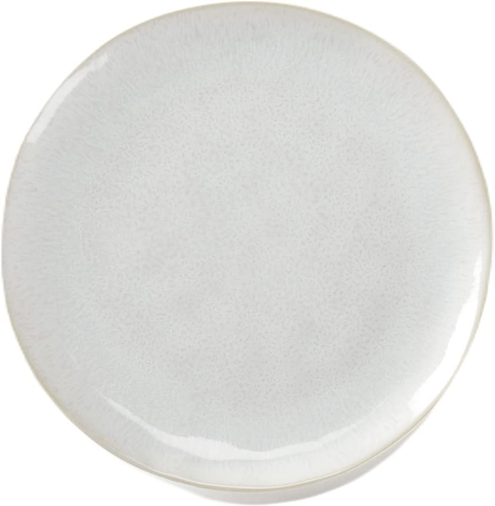 Amazon.com | Tableau Margo White Salad Plate Stoneware Dinnerware ...