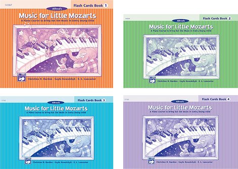 Music For Little Mozarts, Levels 1 to Level 4: Flashcards Set (4 ...