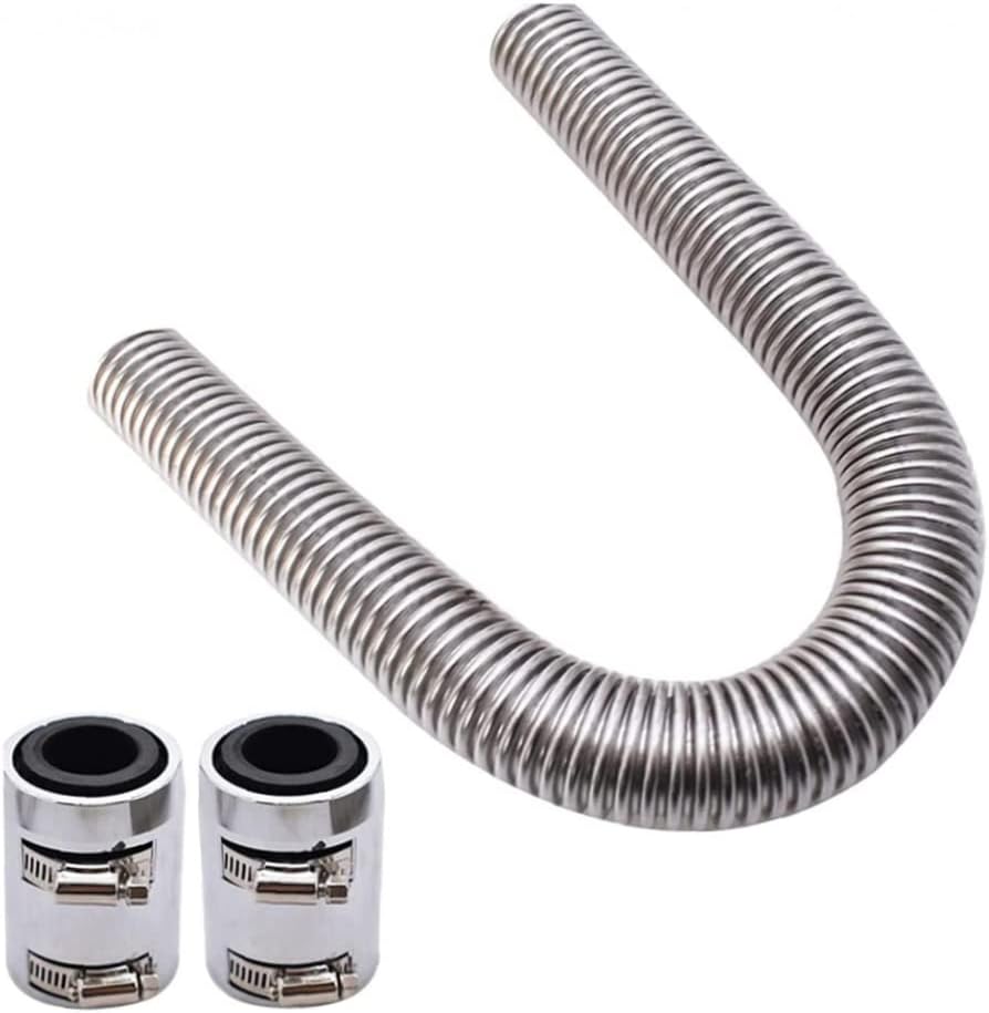 24 Inch Stainless Steel Radiator Flexible Coolant Water Hose Kit with ...