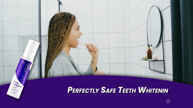 Watch Navabelle Purple Toothpaste for Teeth Whitening on Amazon Live