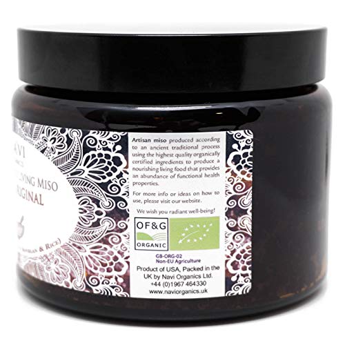 Organic Traditionally Aged Rice & Soy Miso - Unpasteurised & Alive ...