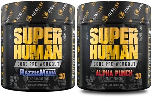 Amazon.com: ALPHA LION Core Pre Workout Powder Bundle for Pump & Tri ...