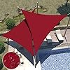 Amazon.com : ECOOPTS 16'x16'x16' Waterproof Sun Shade Sail Triangle ...